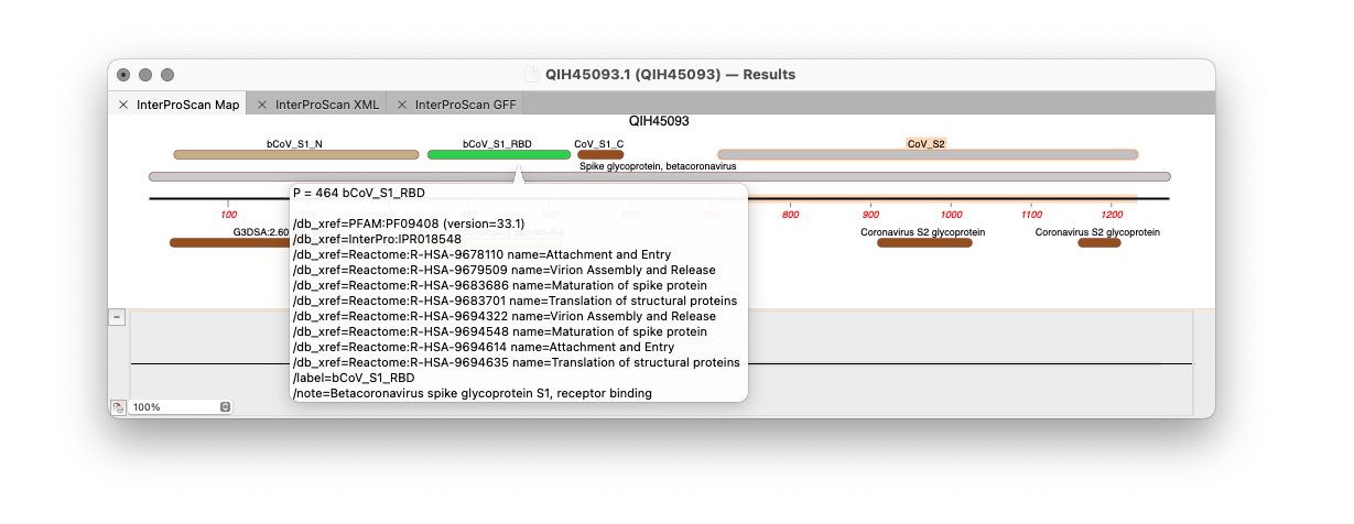 MacVector 18.1 and the new InterProScan functional domain analysis tool