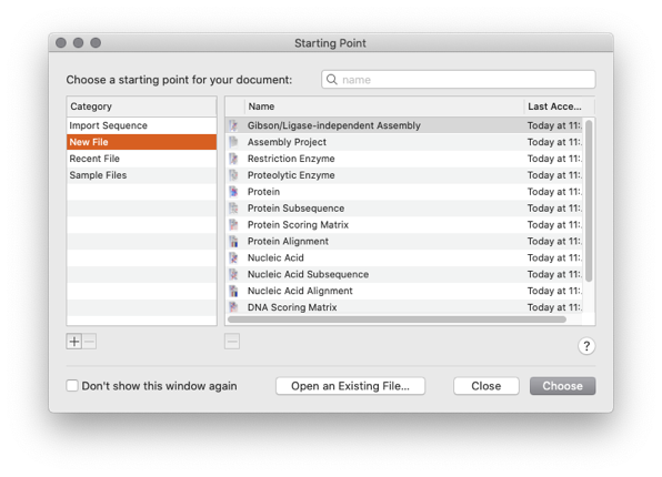 Getting your sequence into MacVector