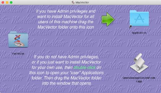 Installing MacVector